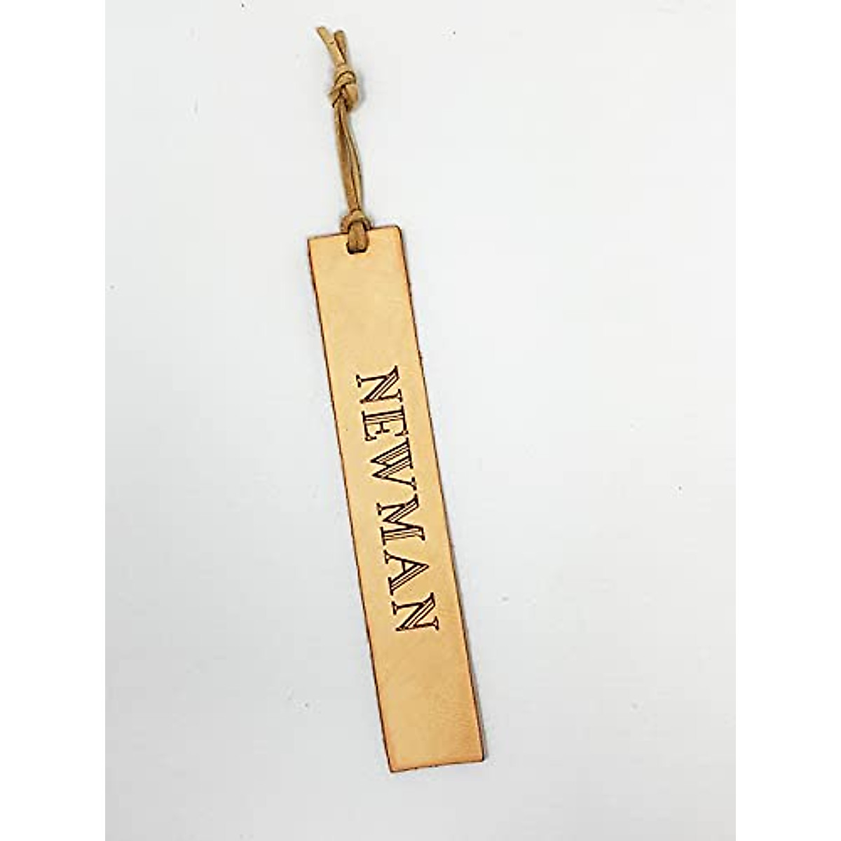 Personalized Leather Bookmark - Name, Message, Or Monogrammed Initials - Comfort House # J0312