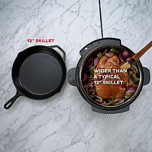 Instant Vortex Plus 6-Quart Air Fryer Oven, From the Makers of Instant Pot with ClearCook Cooking Window, Digital Touchscreen, App with over 100 Recipes, Single Basket, Black