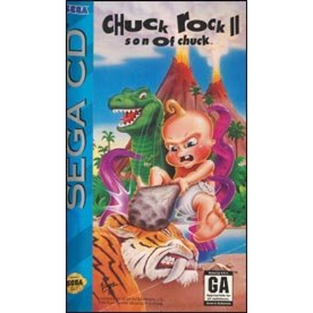 Chuck Rock Ii: Son of Chuck (Sega Cd, 1993)