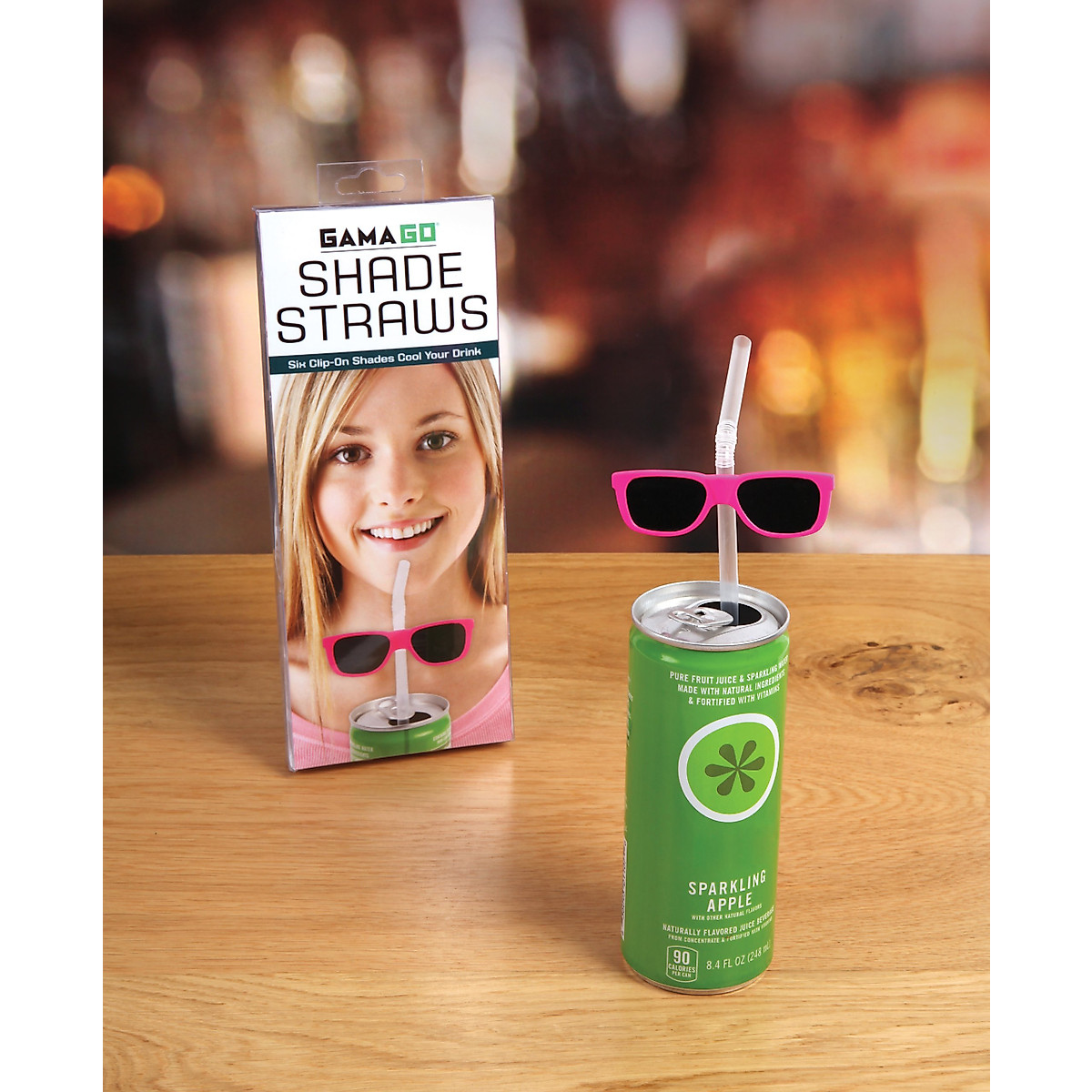 GAMAGO Shade Straws, Multicolor