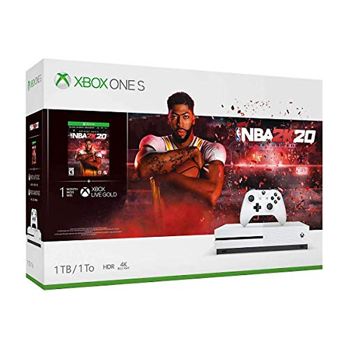 Xbox One S 1TB Console - NBA 2K20 Bundle - [DISCONTINUED]