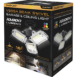 FarPoint LED Garage/Ceiling Light, 10,000 Lumens, Model# FLFB31004