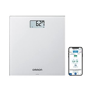 OMRON HN300T2 Intelli IT Smart Bathroom Scales for Body Weight – Digital Weighing Scales with Bluetooth Compatibility with App for Smart Phone