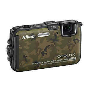 Nikon COOLPIX AW100 16 MP CMOS Waterproof Digital Camera (Camouflage)