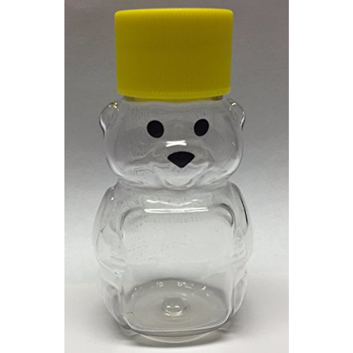 CLEARVIEW CONTAINERS | 2 Ounce Honey Bears with Screw Top Lid | Perfect for Holidays, Baby Shower Gifts, Beekeeping, Honey Dispensing (2 Ounce Bears, 24 Pack, Yellow)