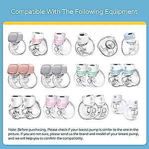Wearable Breast Pump Replacement Parts Duckbill Valves 4PCS & Silicone Diaphragm 4PCS for Momcozy S12 S9, Original Part Accessories Replacement, Electric Breast Pump Part, BPA Free, Easy to Clean,8PCS