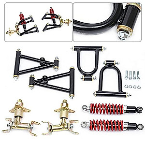 Front Suspension Swingarm Assembly, Diy Parts for Buggy Electric Atv Go Kart Bike (Us Stock)