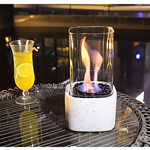 Tabletop Fire Pit, Jionme Mini Fire Pit 10.5" Portable Fireplace for Indoor Outdoor Use, Fire Pit Lightweight,Ideal for Mom,Birthday Gift Ideas for Friends