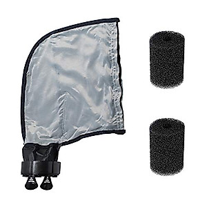 39-310 Zipper Bag for Compatible with Polaris 3900 Pool Cleaner, accommodate 5 Liters Capacity with 9-100-3105 Sweep Hose Scrubber Replace Gray Double Superbag