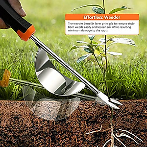 Garden Tools, ENGiNDOT 7 Pcs Stainless Steel Heavy Duty Multi Garden Tool Set, Gardening Tools with Water Proof and Never Mould Tote, Gardening Gifts for Men and Women, Indoor and outdoor Plant