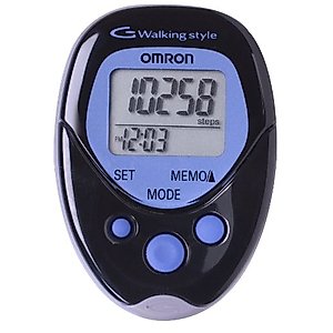 Omron Hj-113 Pocket Pedometer, Walking Style, Black, 1 Count (Pack of 1)