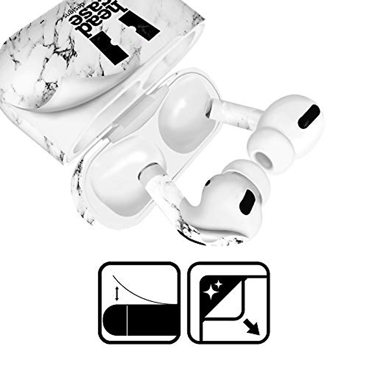 Head Case Designs Officially Licensed Harry Potter Gryffindor Quidditch Badge Prisoner of Azkaban V Vinyl Sticker Skin Decal Cover Compatible with Apple AirPods Pro