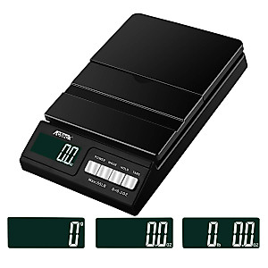 Acteck A-CE65 65LB Digital Shipping Postal Scale with AC Adapter, Black