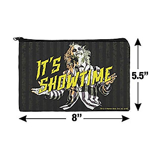 Beetlejuice It's Showtime Pencil Pen Organizer Zipper Pouch Case