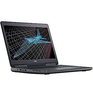 Dell Precision 7520 15.6 inches FHD with Intel Core i7 6820HQ 2.7GHz (16GB DDR4 RAM, 512GB SSD Storage) Windows 10 Pro 64Bit, HMDI (Renewed)