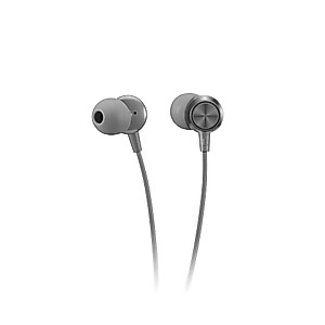 Lenovo - 300 Wired in-Ear USB-C Headphones - in-Line Microphone - USB-C Connectivity - Play & Pause Button - 3 Sizes Silicone Ear Tips Included