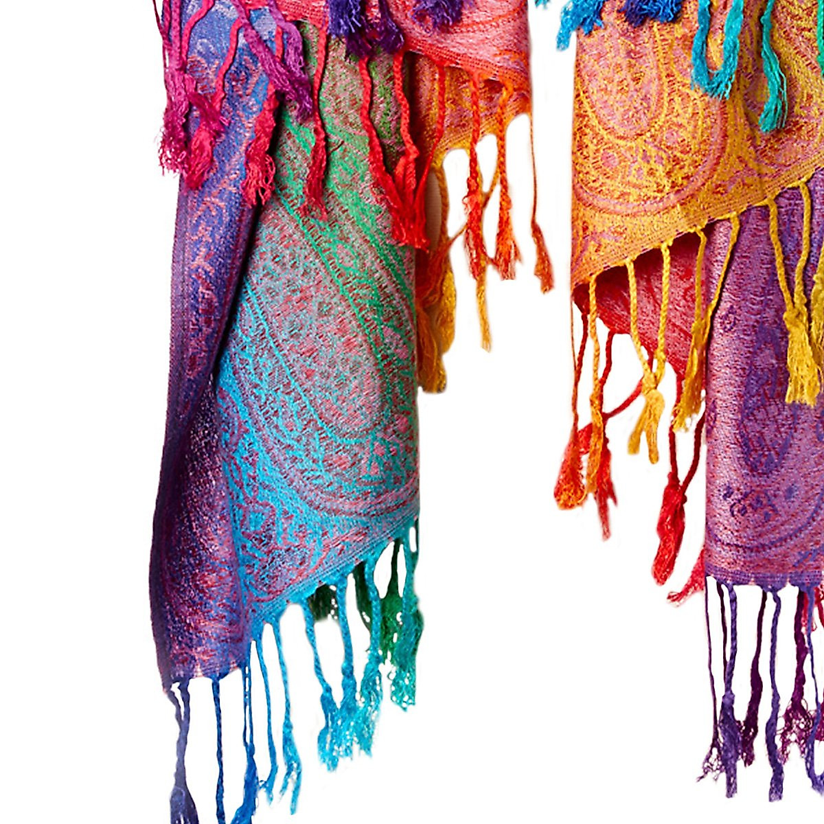 Goood Times Fashion Women's Silk Scarf Luxury Satin Shawl Wraps (Purple)