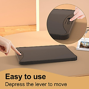 KEINE MARKE Kitchen countertop Sliding Tray: Coffee Machine Sliding Tray, Kitchen Appliance Tray | Save Space | Organize countertop Tray(10.3'' W × 15.4''D)