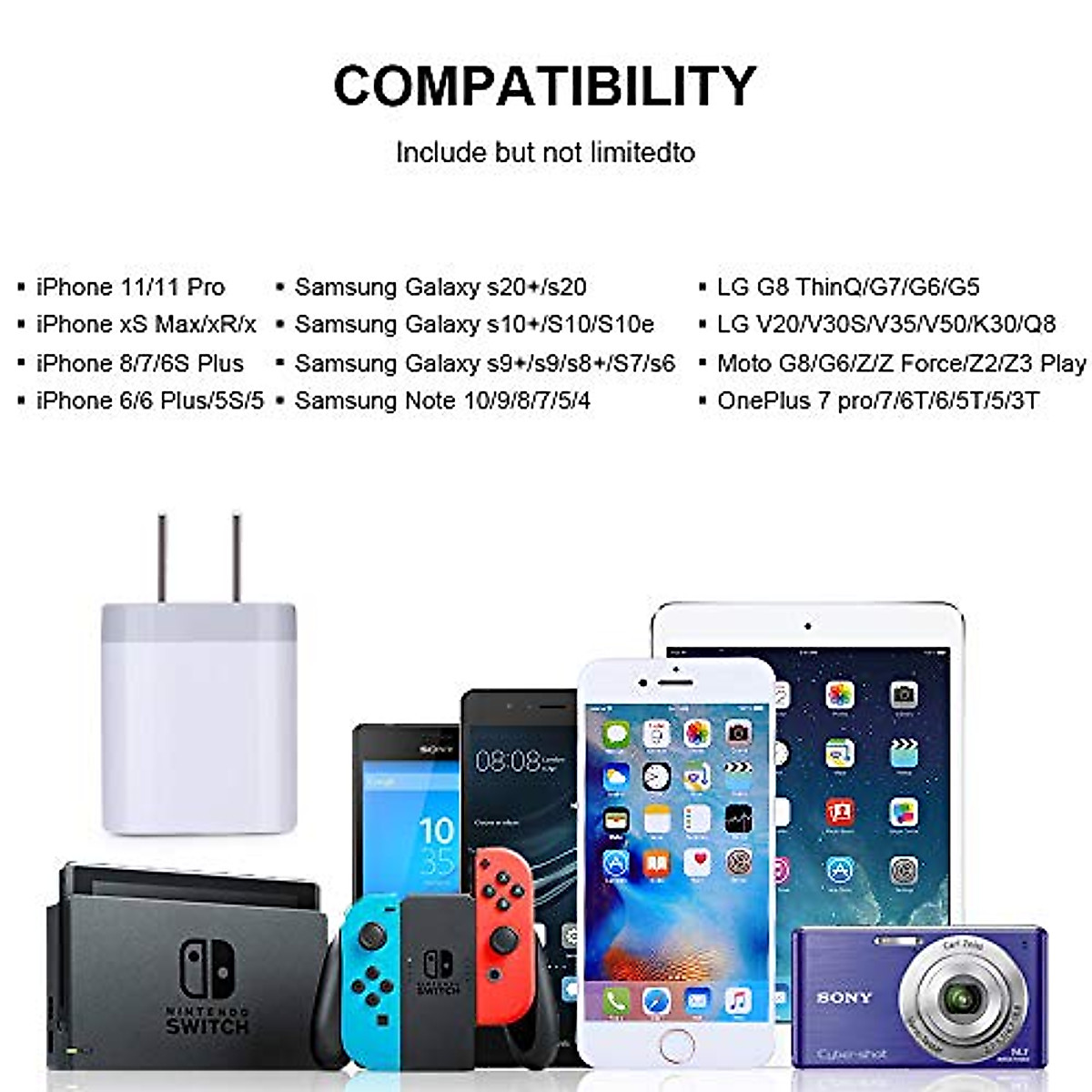 USB Plug, USB Wall Charger 3 Pack, GiGreen Dual Port USB Electrical Plug Cube 5V 2.1A Charging Block USB Outlet Plugs Compatible iPhone 11 XS X 8 7, LG V30 G8, Samsung S20 S10+ S9 S8 Note 9 8, Moto G6