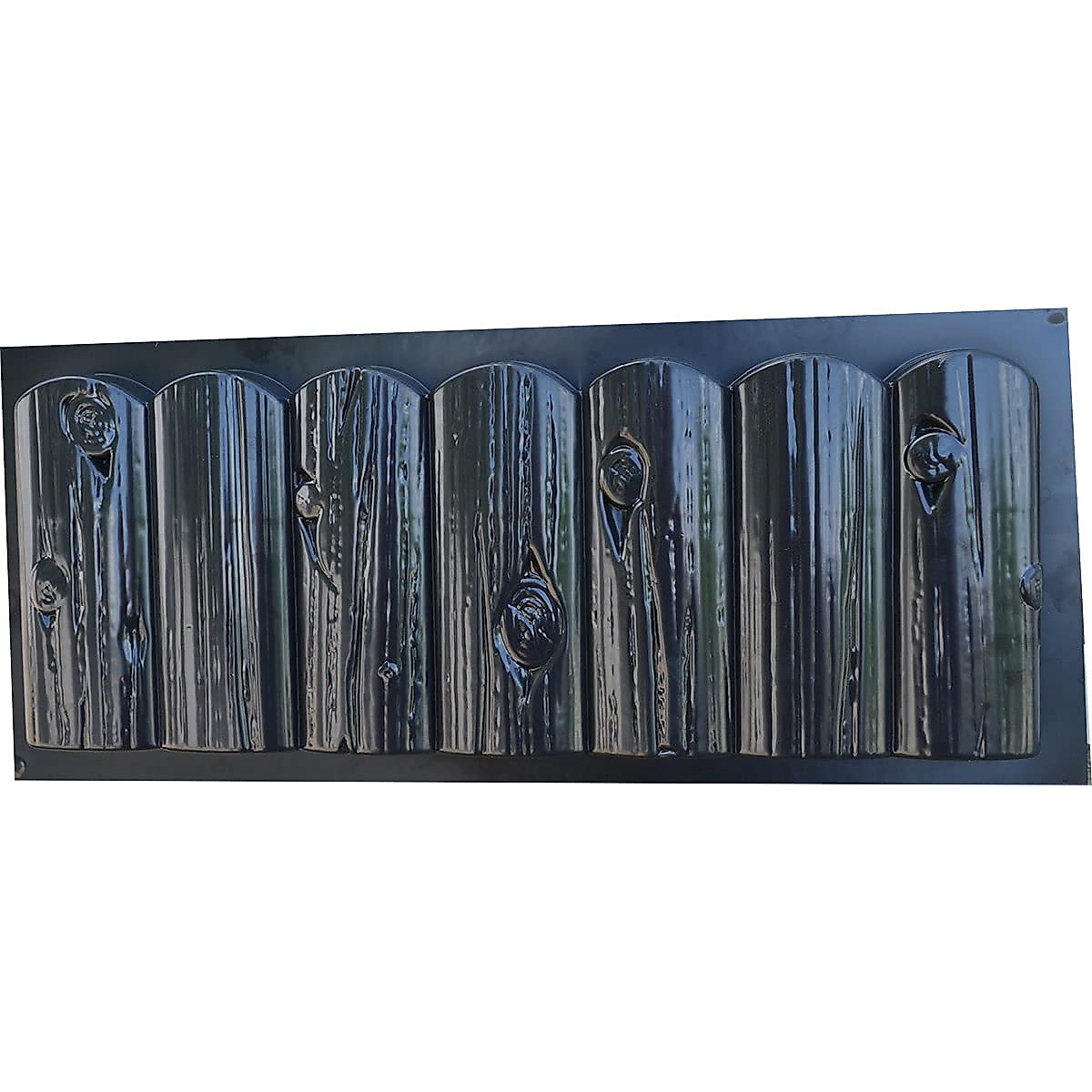 Concrete Mold Edge Stone Mold Log Edging Border ABC Plastic Sold 1 Piece (Br12-Small)