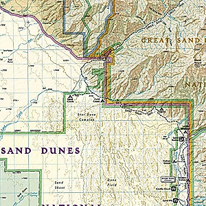 Sangre de Cristo Mountains [Great Sand Dunes National Park and Preserve] (National Geographic Trails Illustrated Map)