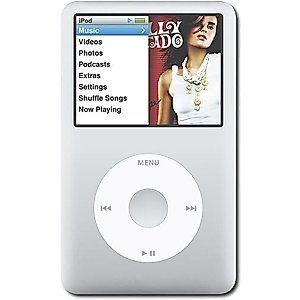 M4 Compatible appleiPod Classic 160 GB Silver Packaged in Plain White Box