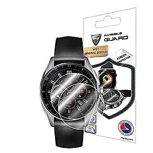 IPG for TAG Heuer Connected Calibre E4 (42 mm) Watch Screen Protector (2 Units) Invisible Ultra HD Clear Film Anti Scratch Guard-Smooth/Self-Healing/Bubble -Free for Calibre E4
