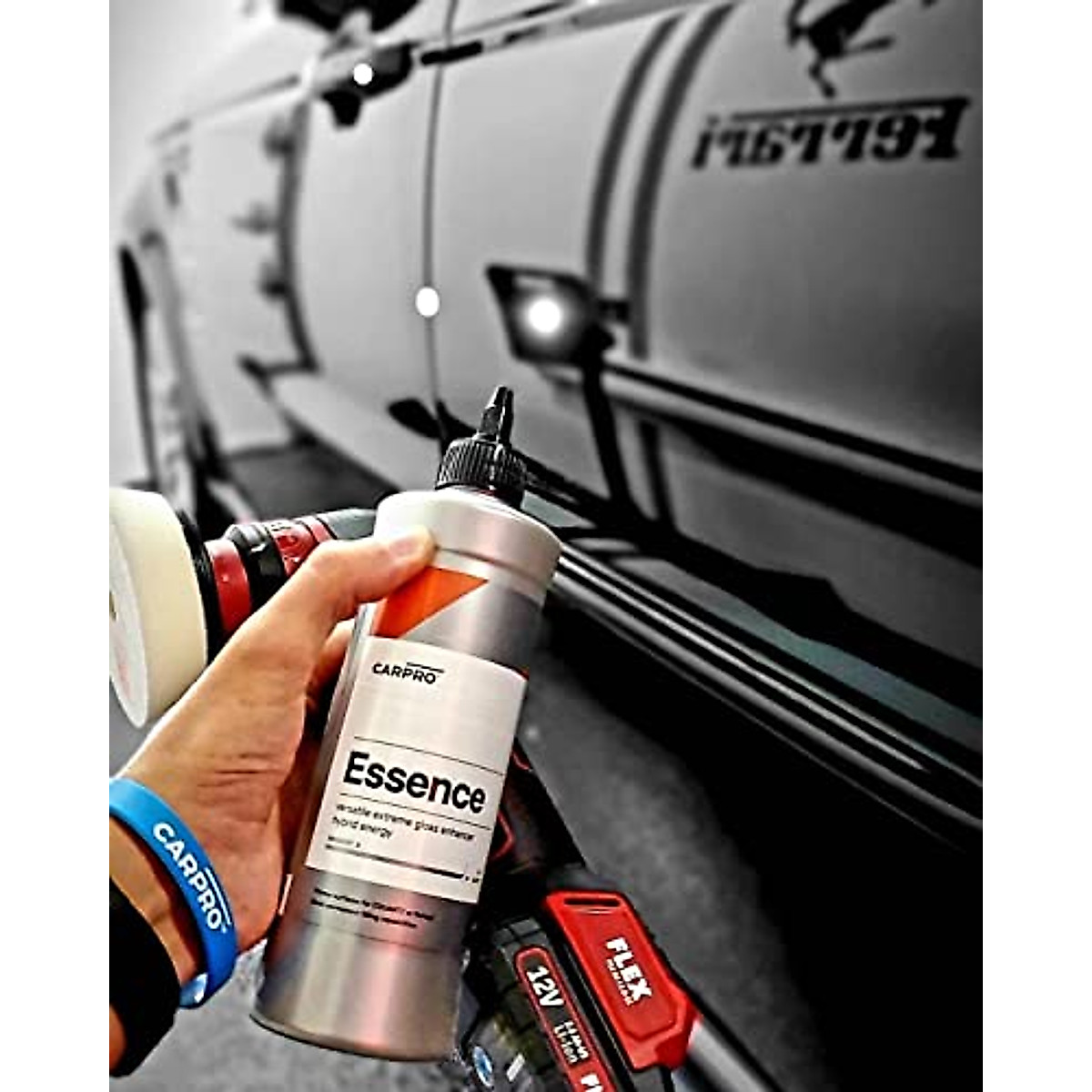 CARPRO Essence: EXTREME Gloss Primer - SiO2 Protection, Nano-Tech Quartz, Remove Swirls & Build Clear Coat Thicker, Primes Surface for CQUARTZ or Reload, High Gloss Durable Resins - 500ml (17oz)
