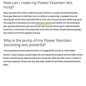 Catit Flower Fountain with Triple Action Filter, Cat Drinking Water Fountain, 3 L, Green