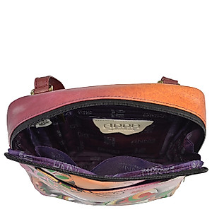 Anna by Anuschka Travel Organizer Crossbody, Retro Elephant