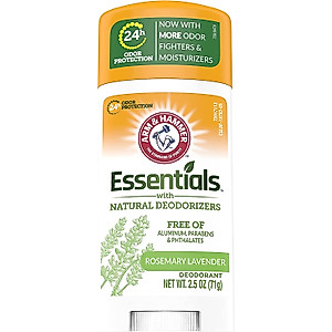 ARM & HAMMER Essentials Deodorant Fresh Rosemary Lavender 2.50 oz (Pack of 3)