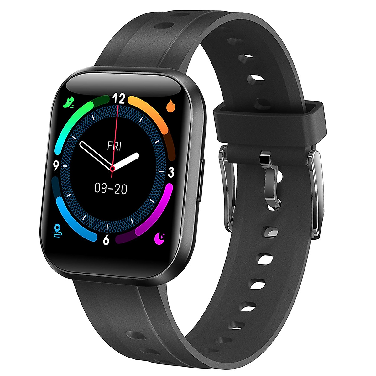 omthing Smart Watch, Fitness Tracker with Heart Rate and Sleep Monitor, 20 Sports Modes, IP68 Waterproof Pedometer, 1.65" Full Touch Screen, Activity Tracker Compatible with Android iOS