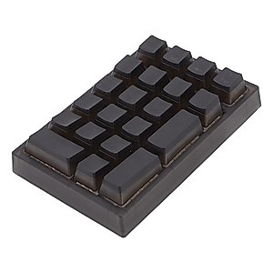 Sanpyl Number Pads, 21 Key Mechanical Numeric Keypad RGB Backlit Ergonomic Small Numeric Keyboard for Laptop Computer(Black)