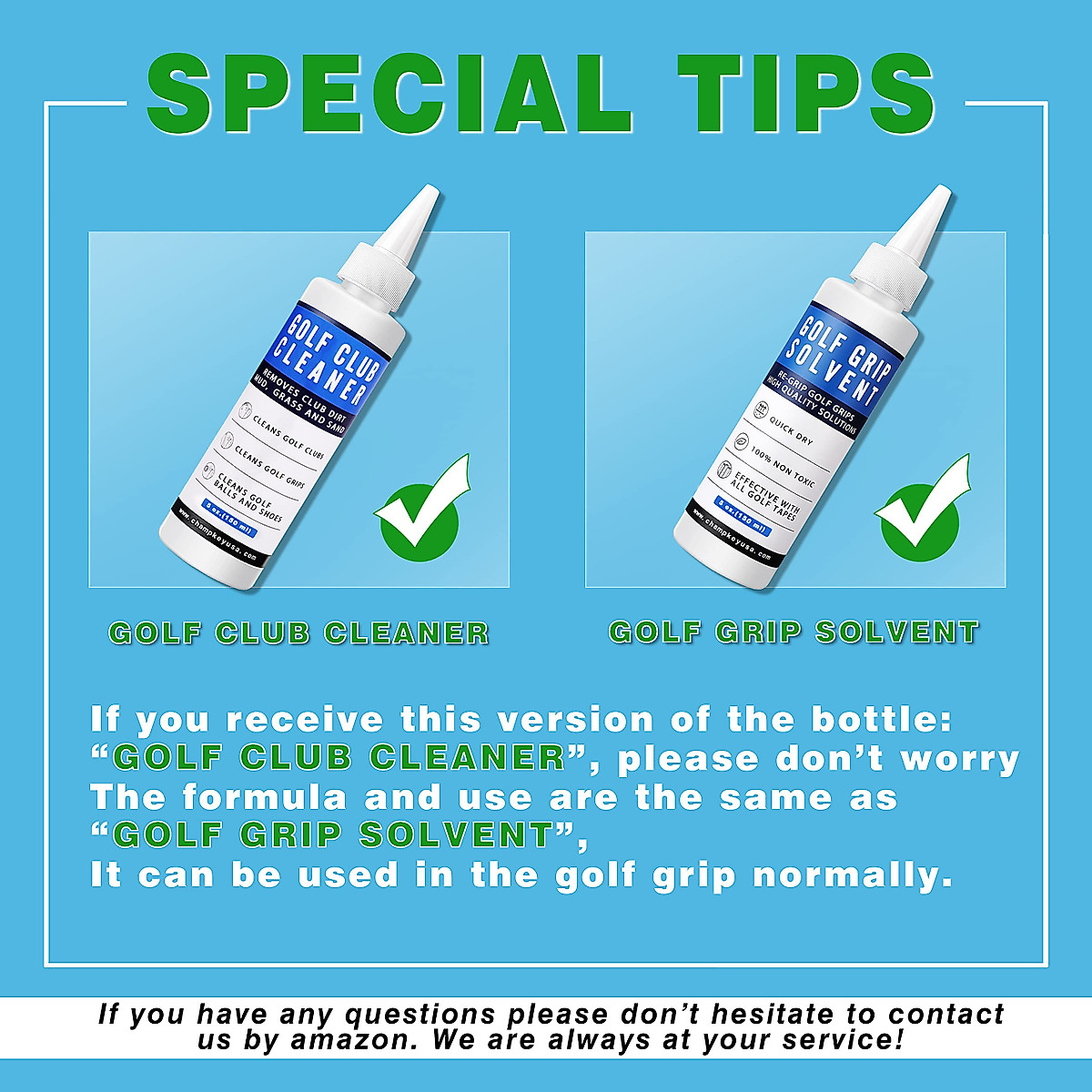 CHAMPKEY Deluxe Grip Repair Kits for Regripping Golf Clubs - Inlcudes Hook Knife, 2" x 10" Professional Tapes, 5 oz Solvent and Rubber Vise Clamp(All Repair Kits)