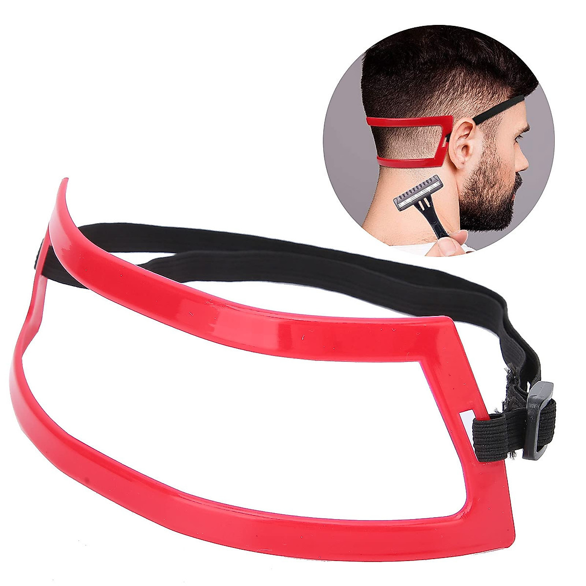 Neckline Shaving Template, Hair Trimming Guide Hairline Shaping Guide Tools Neck Hair Trimming Styling Back Hair Shaver for Men for Straight Lines
