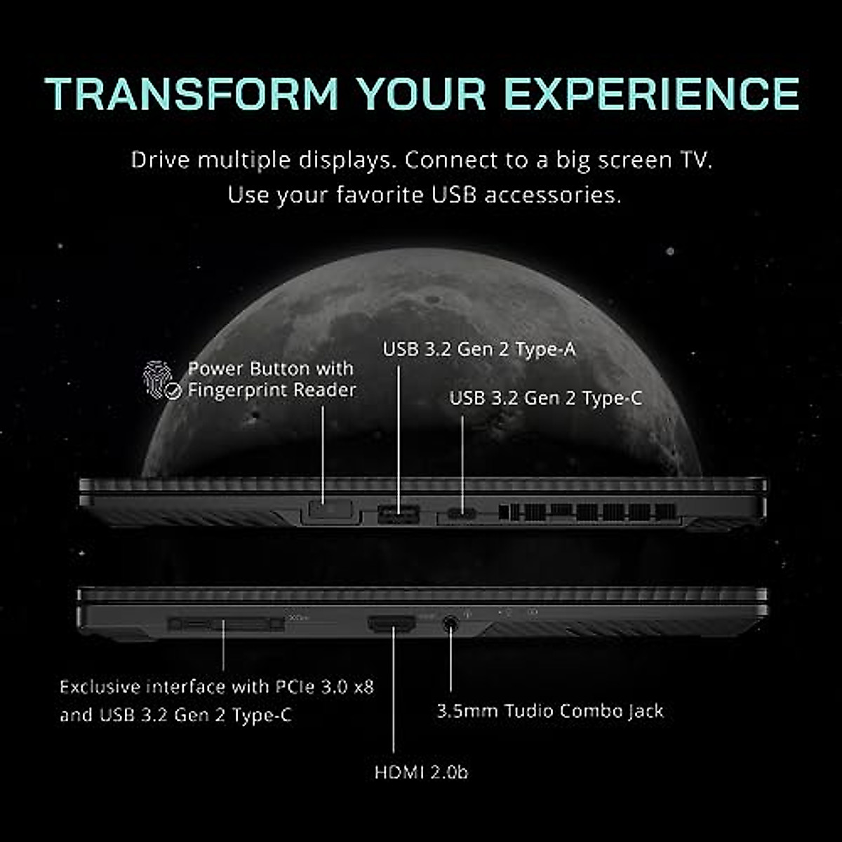 ASUS ROG Flow X13 Gaming Laptop, 13.4" WUXGA Touchscreen, AMD R9 6900HS, 16GB RAM, 1TB SSD, NVIDIA RTX 3050 & XG Mobile Dock GC32L AMD RX 6850M XT, Backlit KB, Fingerprint Reader, Win 11 Pro, Black