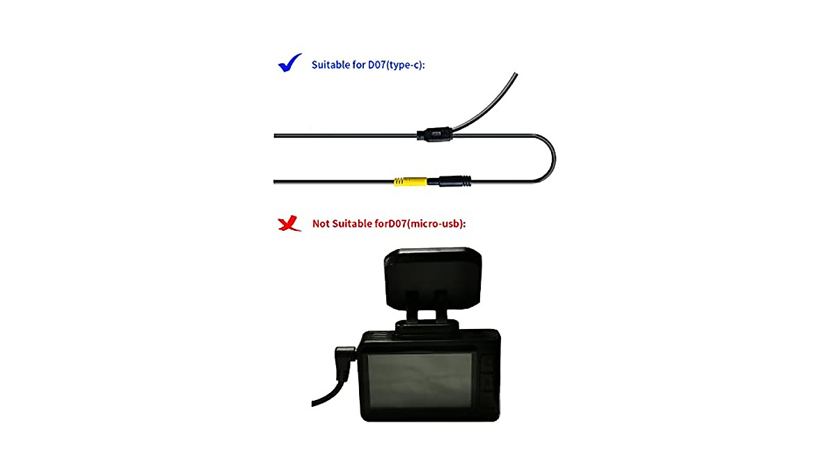 WOLFBOX D07 50ft Rear Camera Extension Cable for Large Vehicles