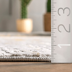 nuLOOM Amaya Abstract Area Rug, 8x10, Gold