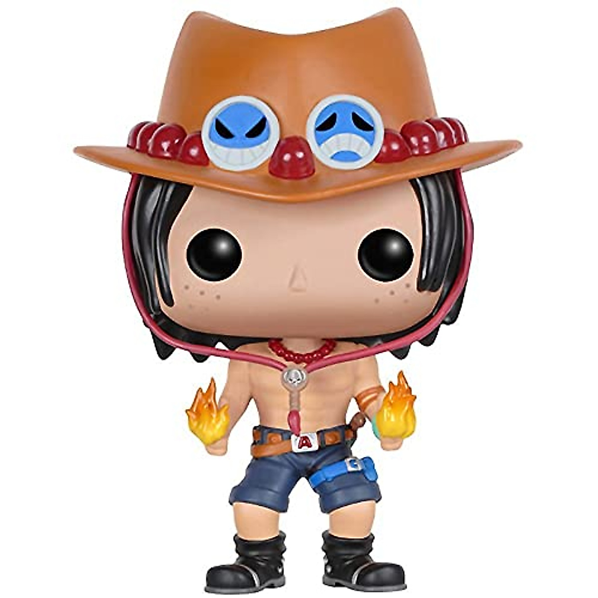 POP One Piece - Portgas D. Ace Funko Pop! Vinyl Figure (Bundled with Compatible Pop Box Protector Case) Multicolor 3.75 inches