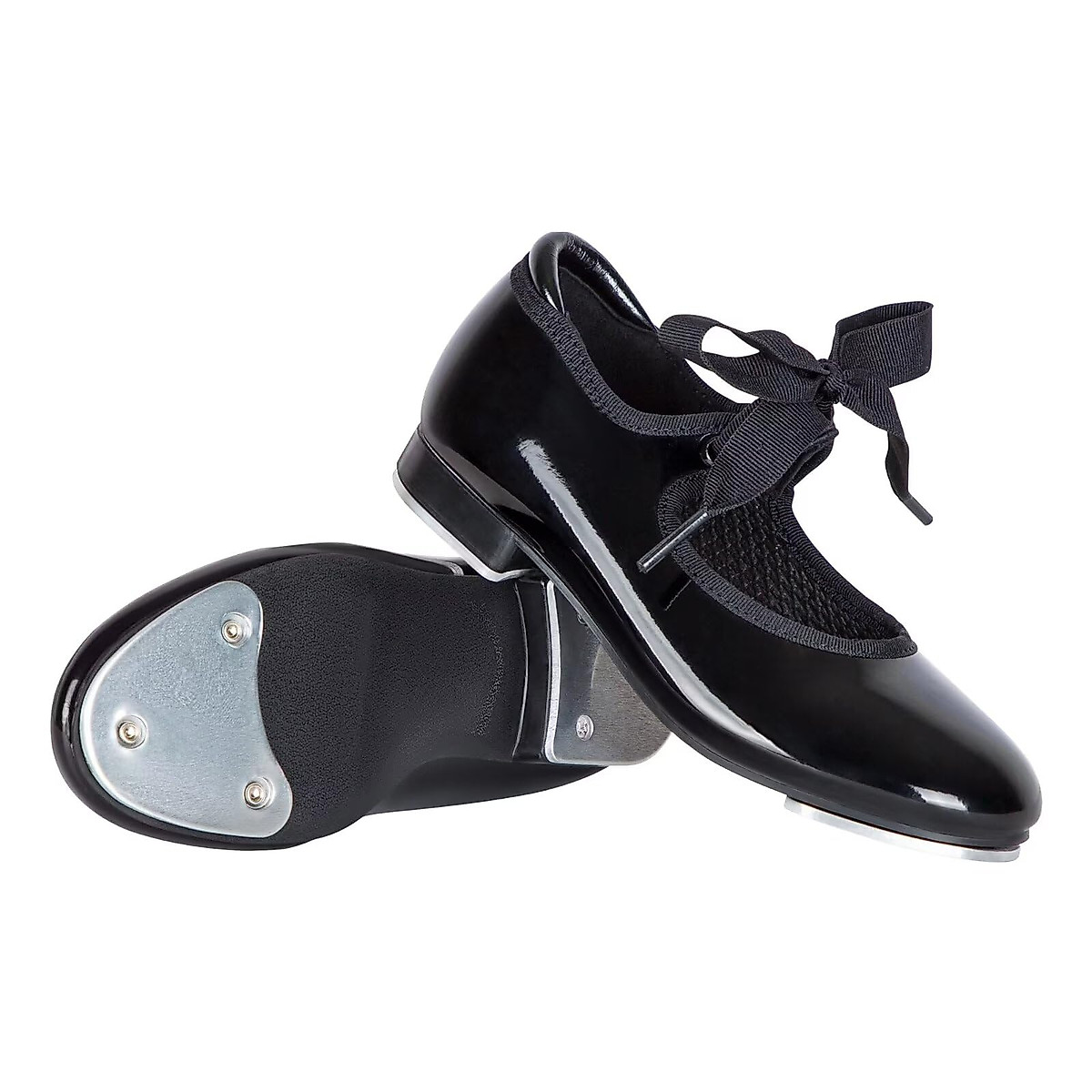 ARCLIBER Tap Shoes for Girls Black Dance Shoe Kids Tap Shoes(Toddler/Little Kid/Big Kid)