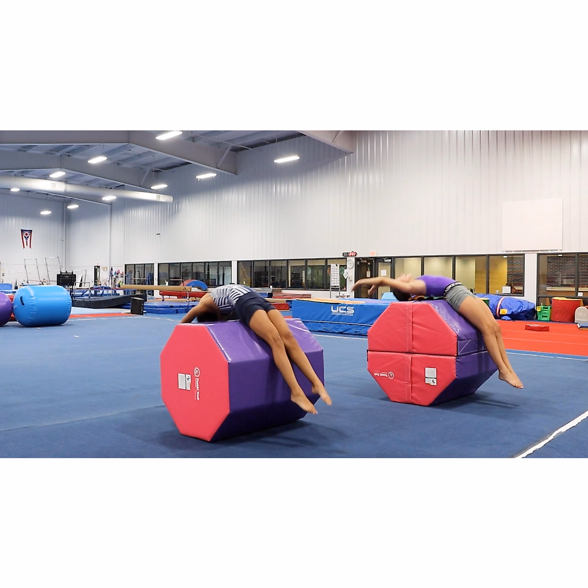 Tumbl Trak Octagon Tumbler, 20in x 20in x 28in, Bright Pastel