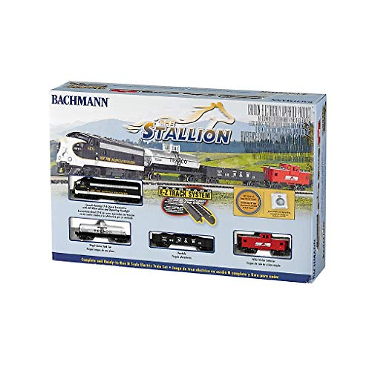 Bachmann Trains - The Stallion Ready To Run Electric Train Set - N Scale