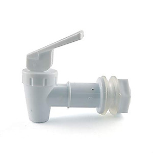 E-outstanding Water Tap 2PCS BPA Free Replacement Cooler Faucets Water Jug Ceramic Crock Spigot Spout Dispenser Valve White