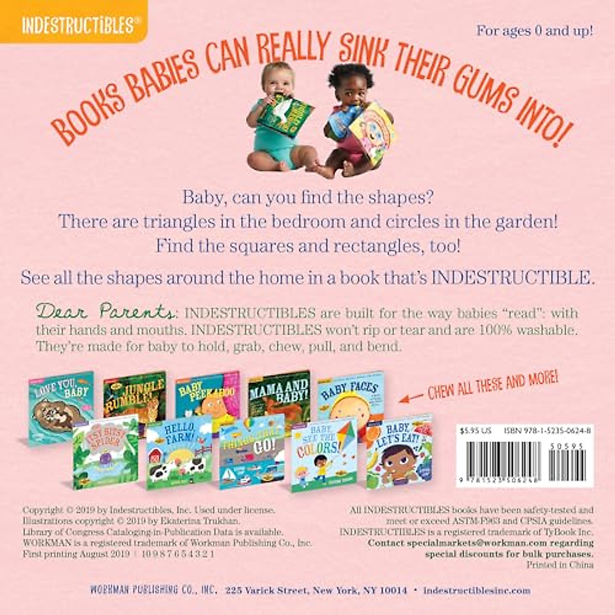 Indestructibles: Baby, Find the Shapes!: Chew Proof · Rip Proof · Nontoxic · 100% Washable (Book for Babies, Newborn Books, Safe to Chew)