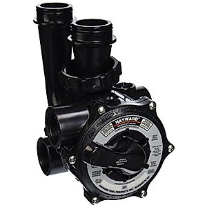 Hayward SP0710X62 Pro-Series Vari-Flo Replacement 1-1/2-Inch Control Valve Assembly with Gauge,black