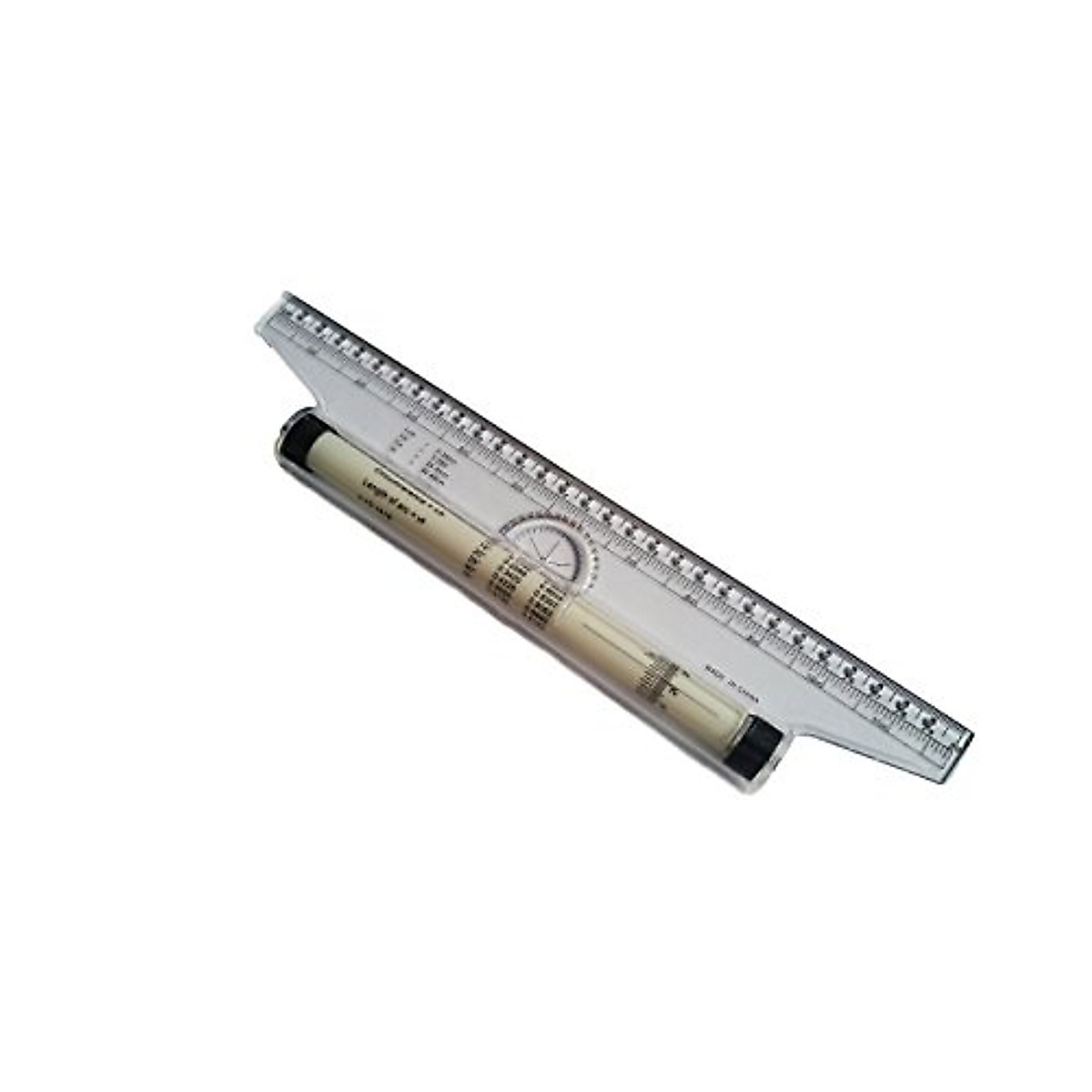 Actopus 12-Inch Plastic Parallel Rolling Ruler 30cm for Architects, Students