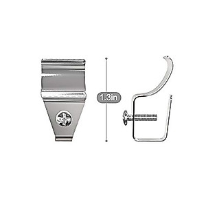 (12 Pack) Blink Outdoor Camera Vinyl Siding Clip Hooks, No-Hole Needed Outdoor Siding Hanger for Mounting Blink XT2 Blink Outdoor Home Security, Weatherproof Stainless Steel Blink Siding Mount