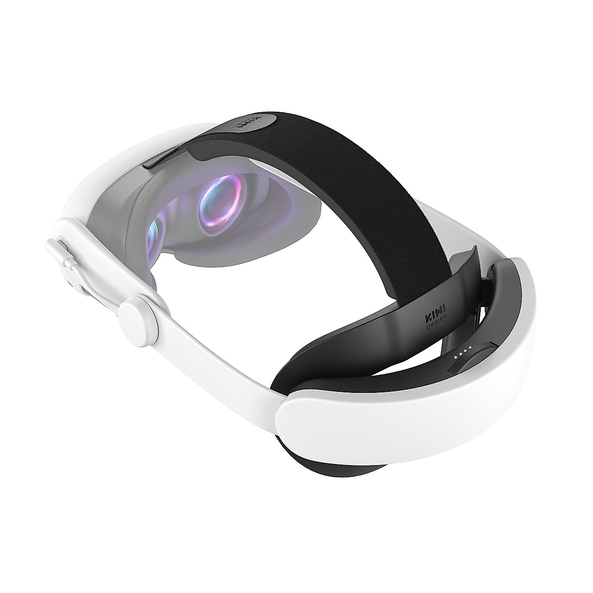 KIWI design K4 Boost Comfort Battery Head Strap Accessories for Meta/Oculus Quest 3/3S, Dual Charge the VR Headset and Battery Strap in 2.5h