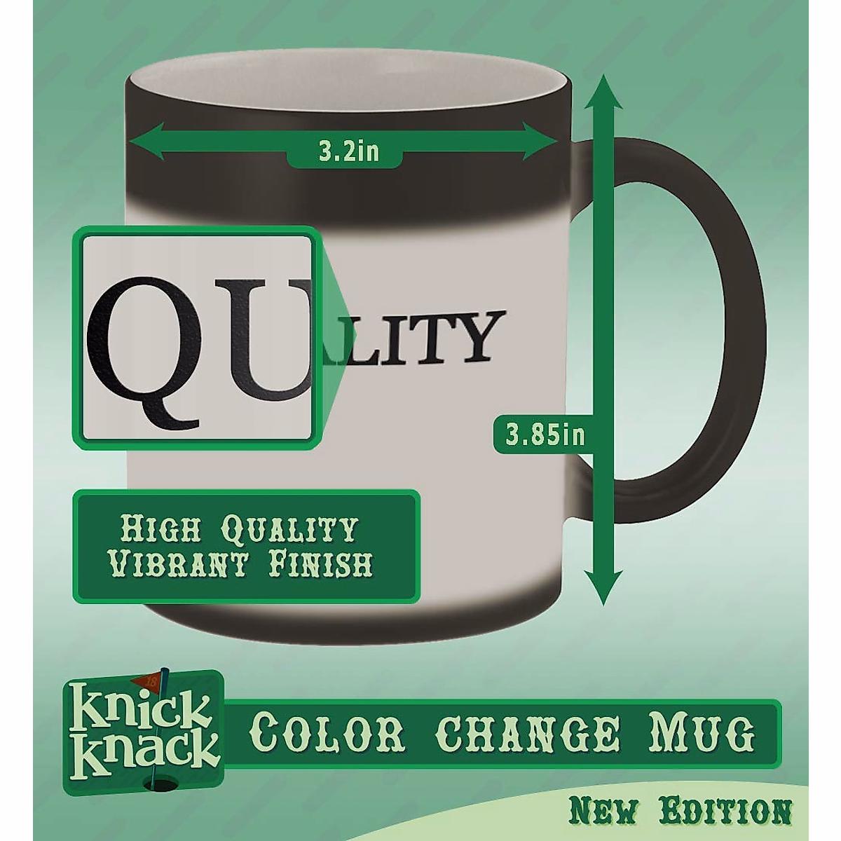 Knick Knack Gifts got officiant? - 11oz Magic Color Changing Mug, Matte Black