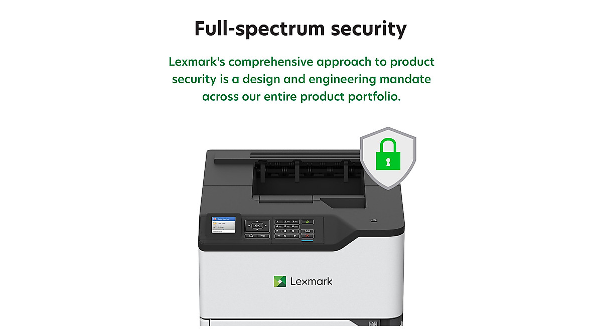 Lexmark MS820/MS821dn Laser Printer - Fast, High-Volume Monochrome Printing